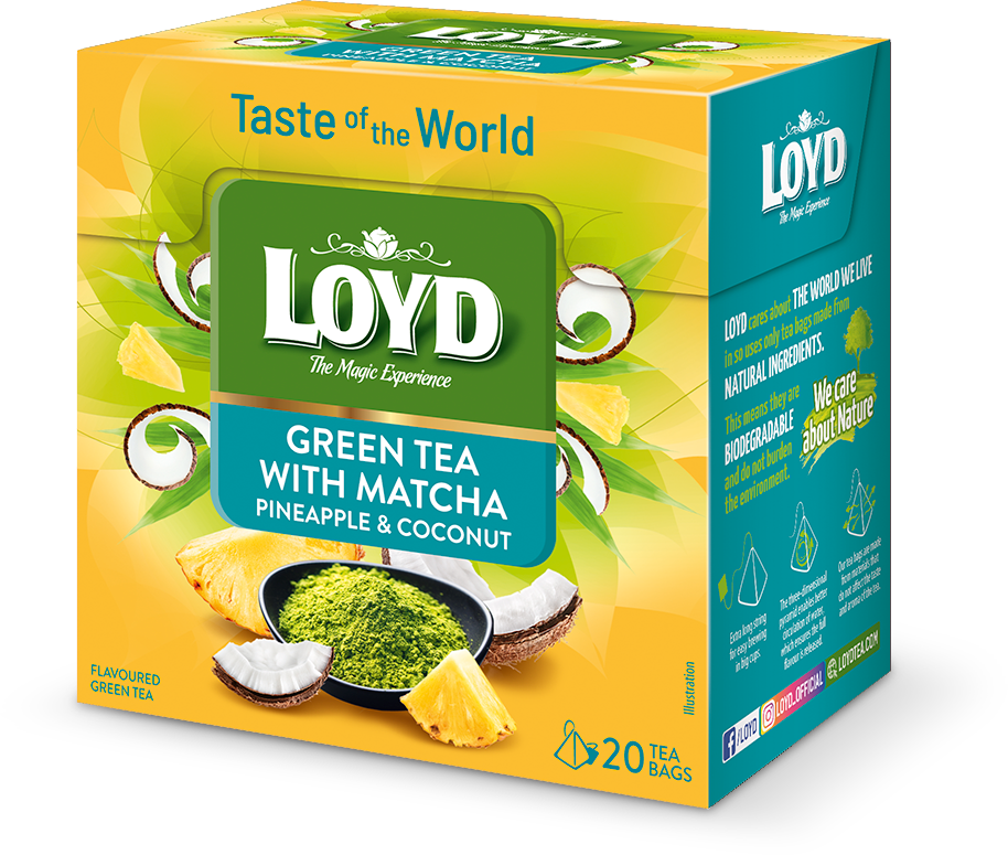 Green Tea with Matcha, Pineapple & Coconut – Loyd
